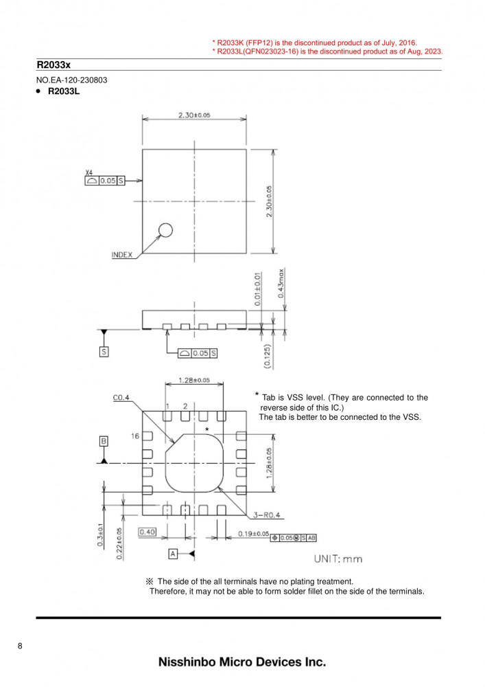 R2033x datasheet page 8