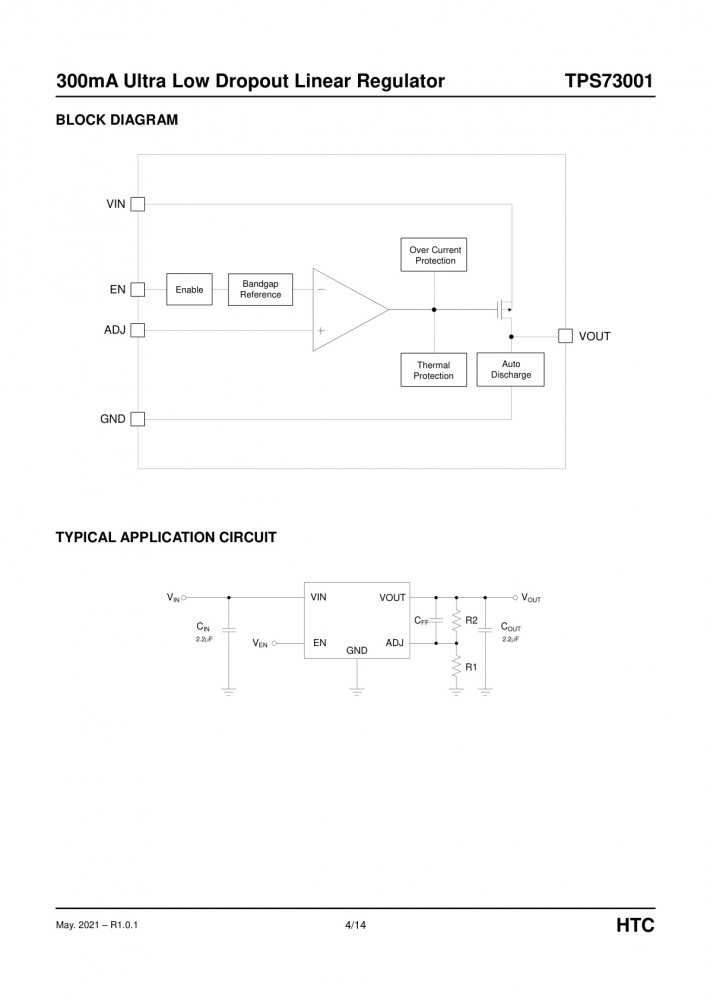 TPS73001SF6 datasheet page 4