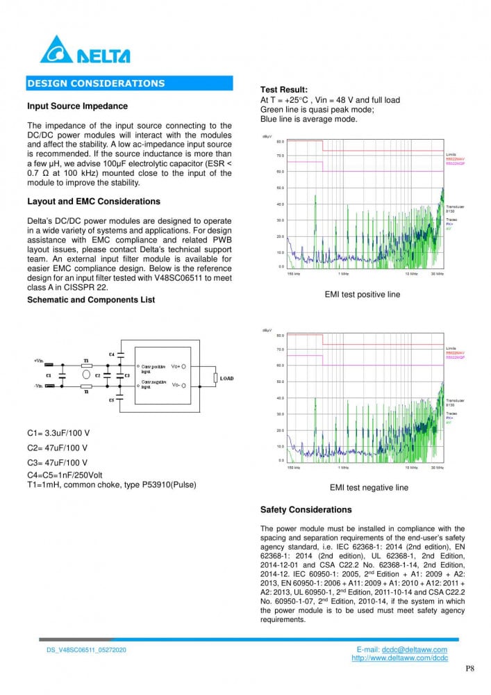V48SC06511NRFA datasheet page 8
