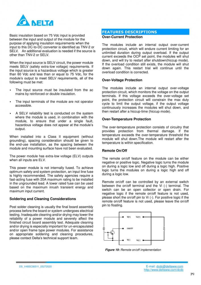 V48SC06511NRFA datasheet page 9