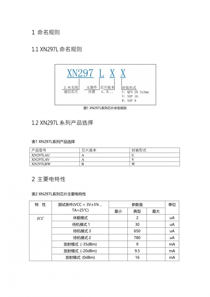 XN297L datasheet page 4