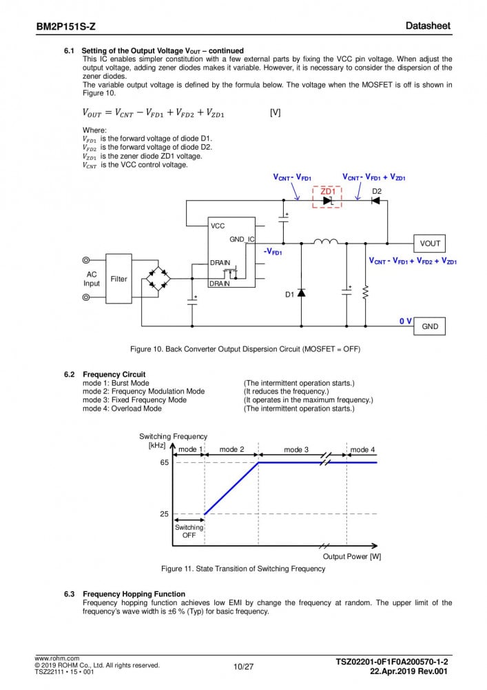 BM2P151S-Z technical document page 10