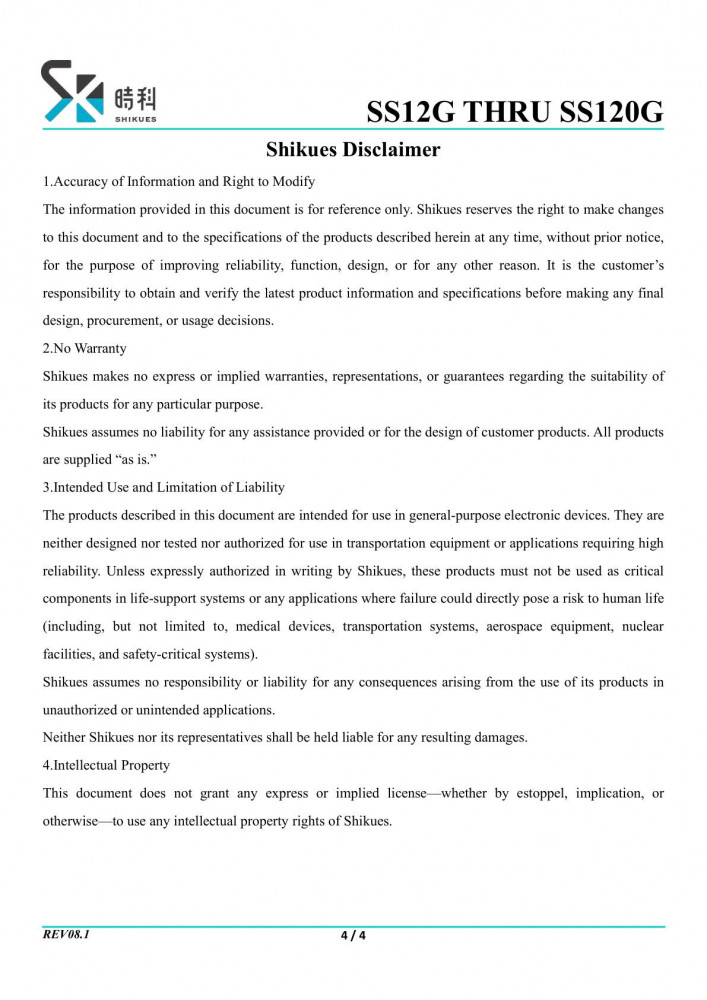 SS16G datasheet page 4