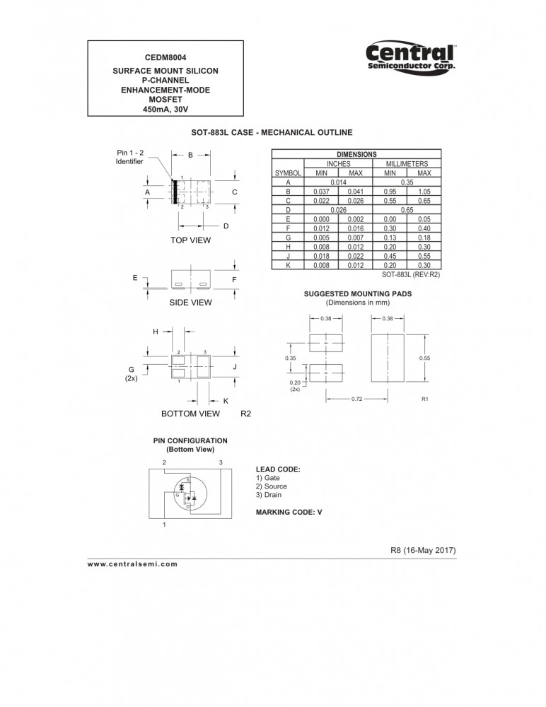 CEDM8004 TR PBFREE datasheet page 2