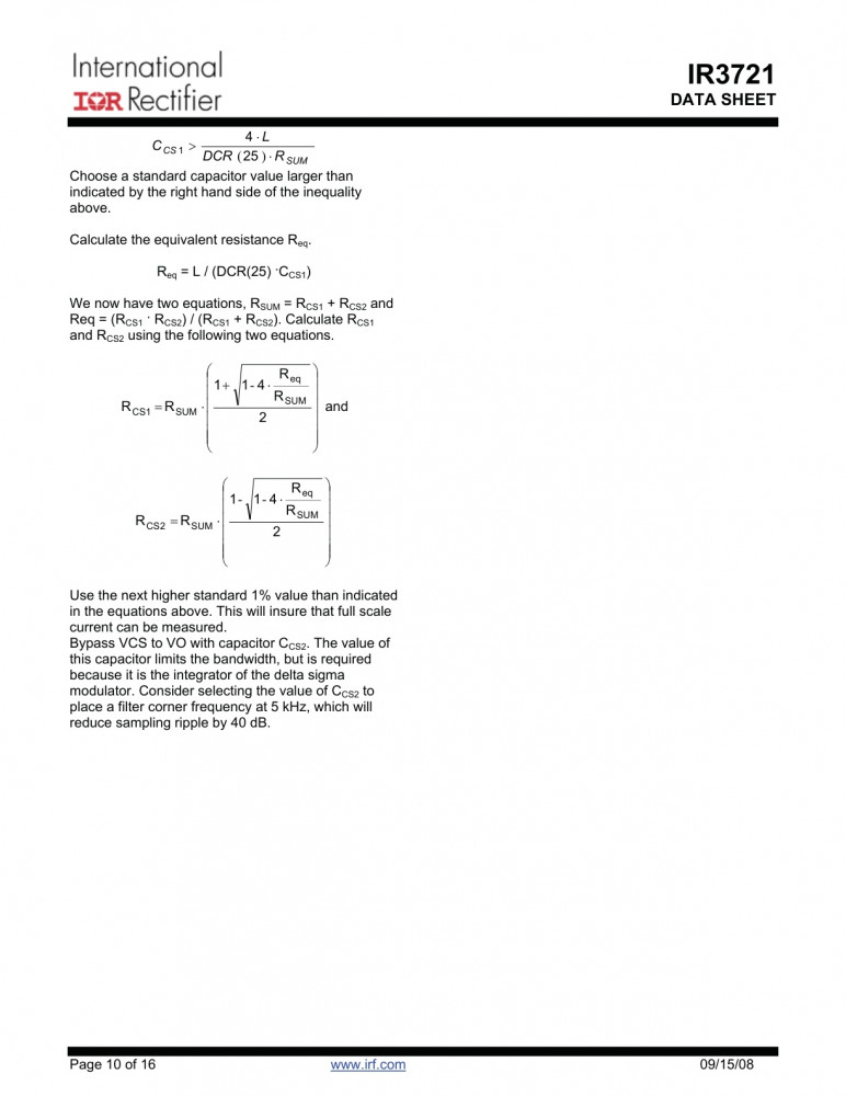 IR3721MTRPBF datasheet page 10