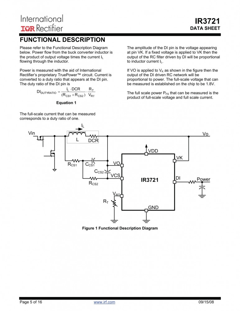 IR3721MTRPBF datasheet page 5