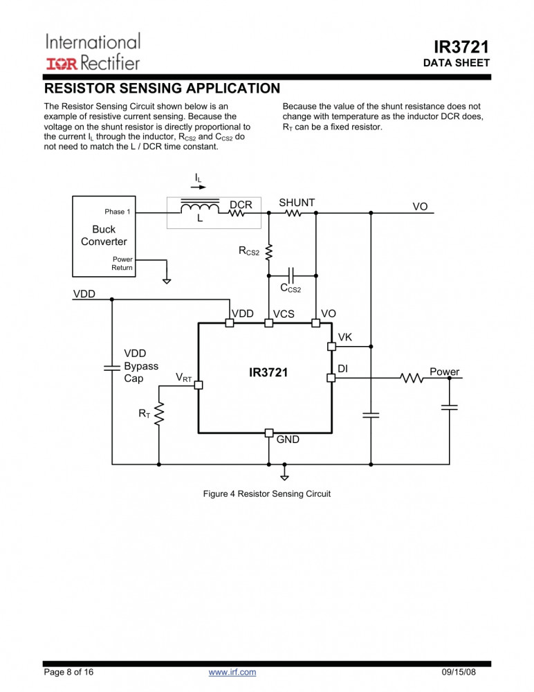 IR3721MTRPBF datasheet page 8
