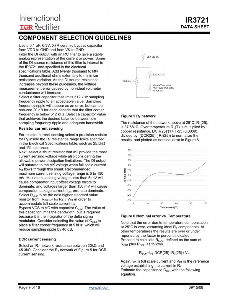 IR3721MTRPBF datasheet page 9