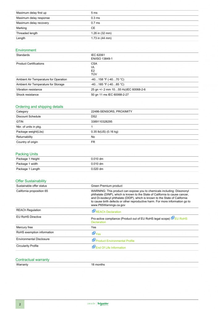 XS1N30PC410TF datasheet page 2
