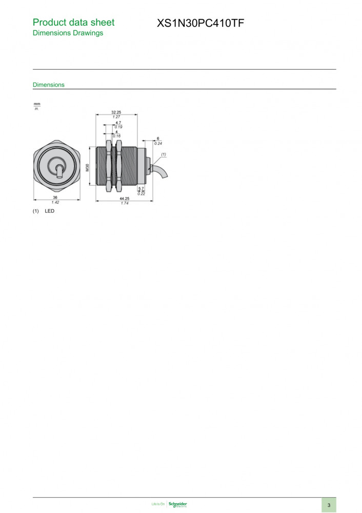 XS1N30PC410TF datasheet page 3