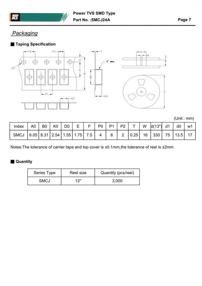 SMCJ24A technical document page 10