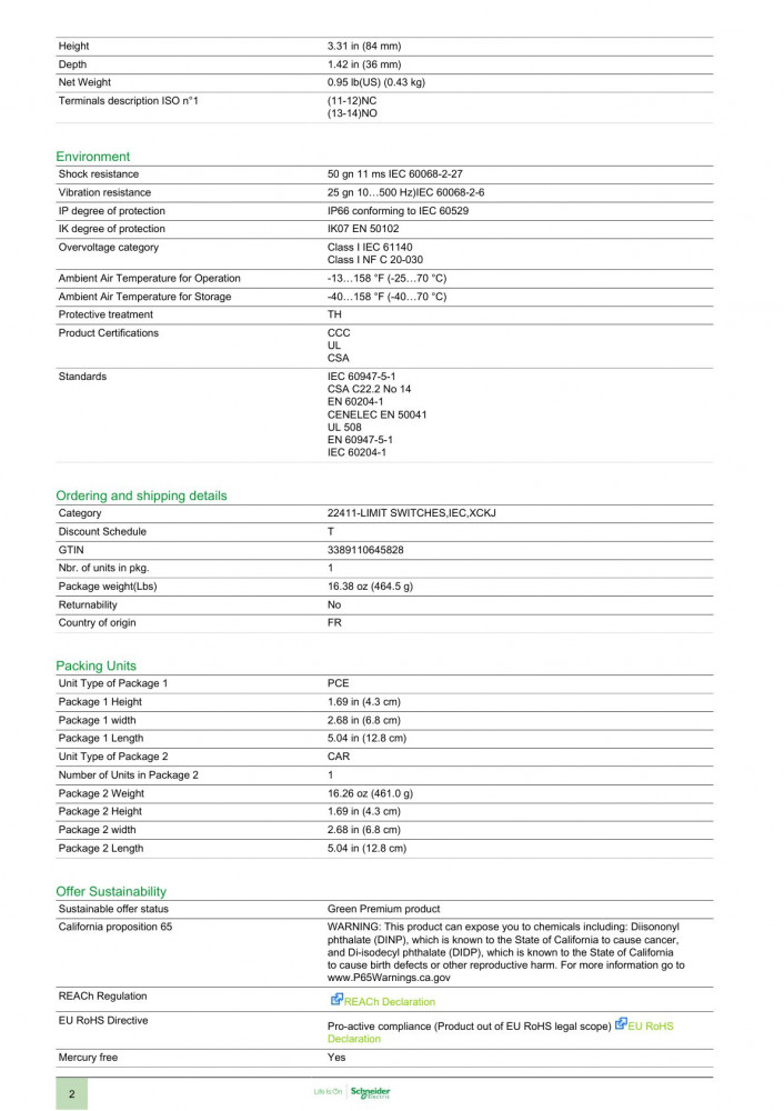 XCKJ1161 technical document page 2
