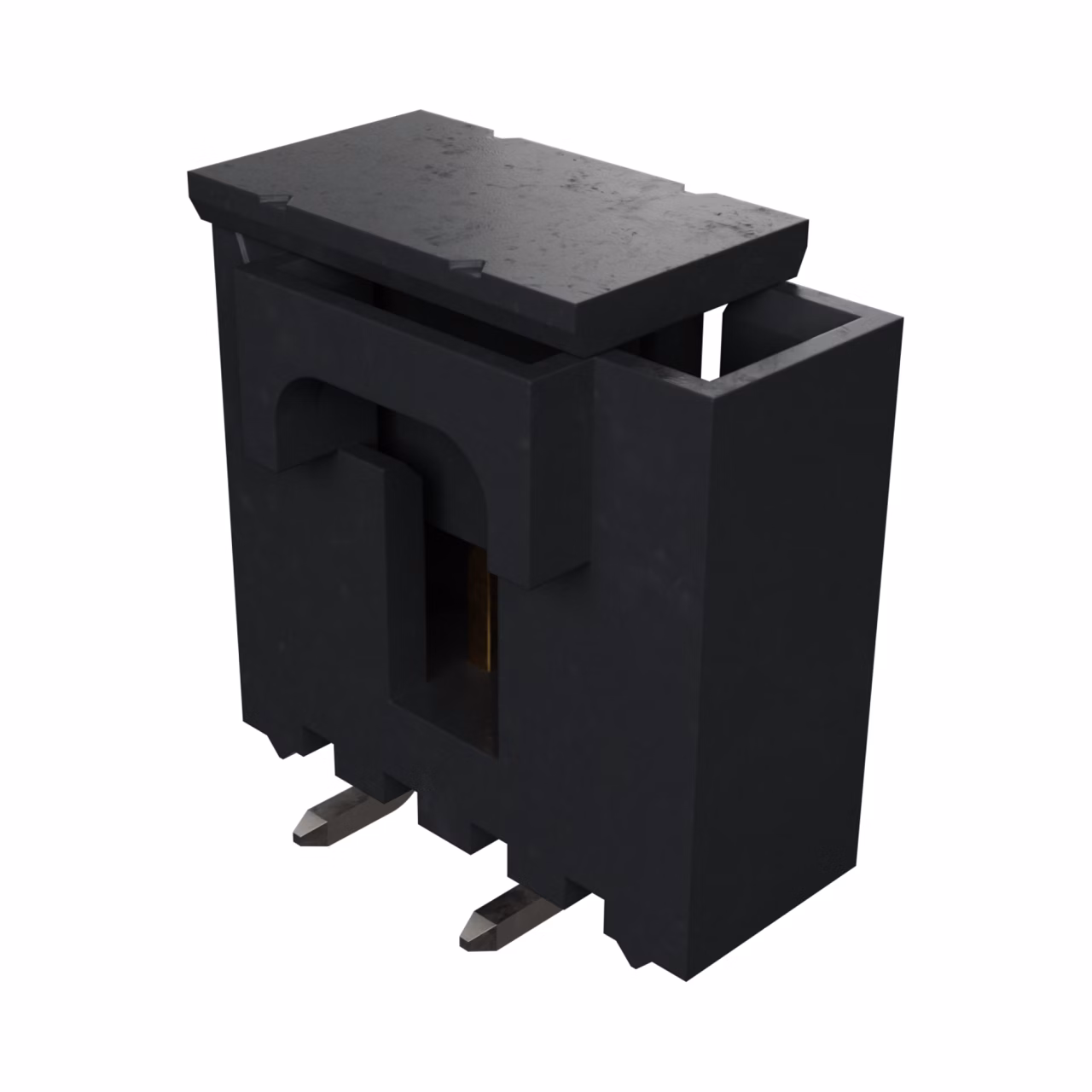SL Wire-to-Board Header, Surface Mount, Single Row, Vertical, 4 Circuits, 0.38µm Gold (Au) Selective Plating, Tape and Reel, with Pick-and-Place Cap for sale