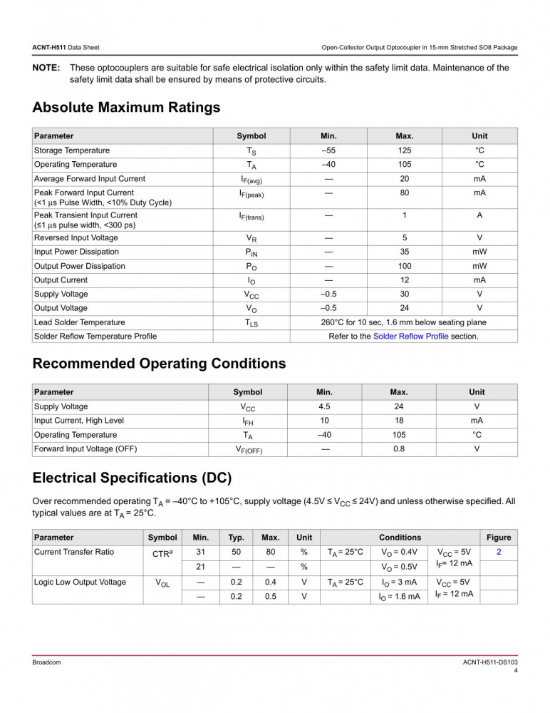 ACNT-H511 datasheet page 4