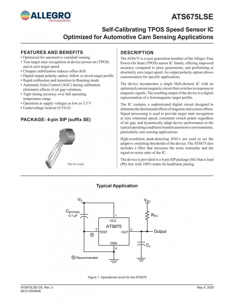 ATS675 datasheet page 1