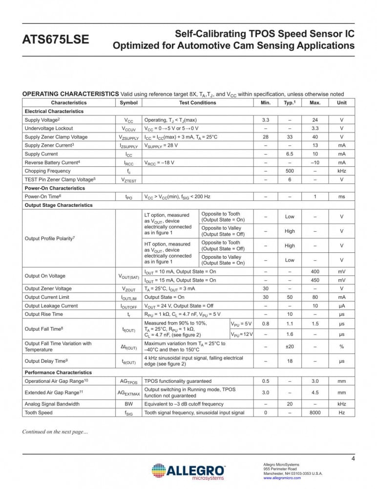 ATS675 datasheet page 4