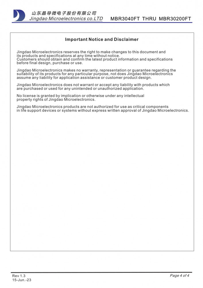 MBR30100FT datasheet page 4