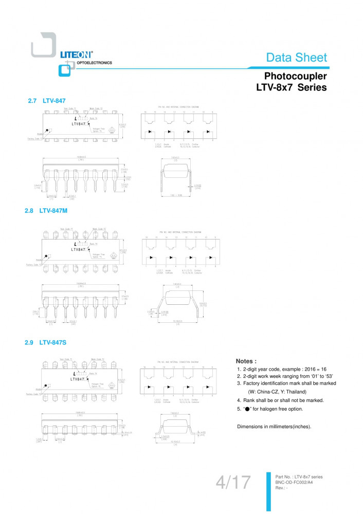 LTV-827S-TA1-B datasheet page 5