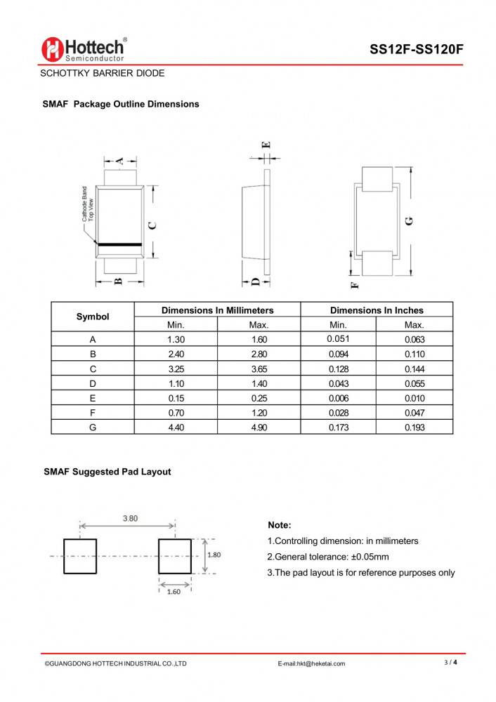 SS14F datasheet page 3