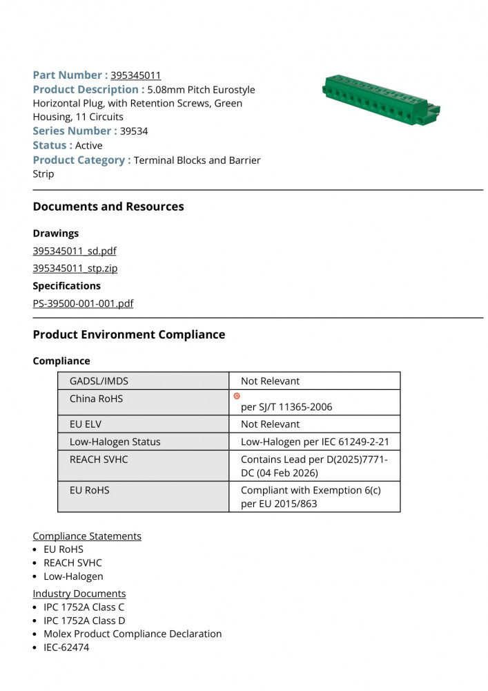 Technical document page 1
