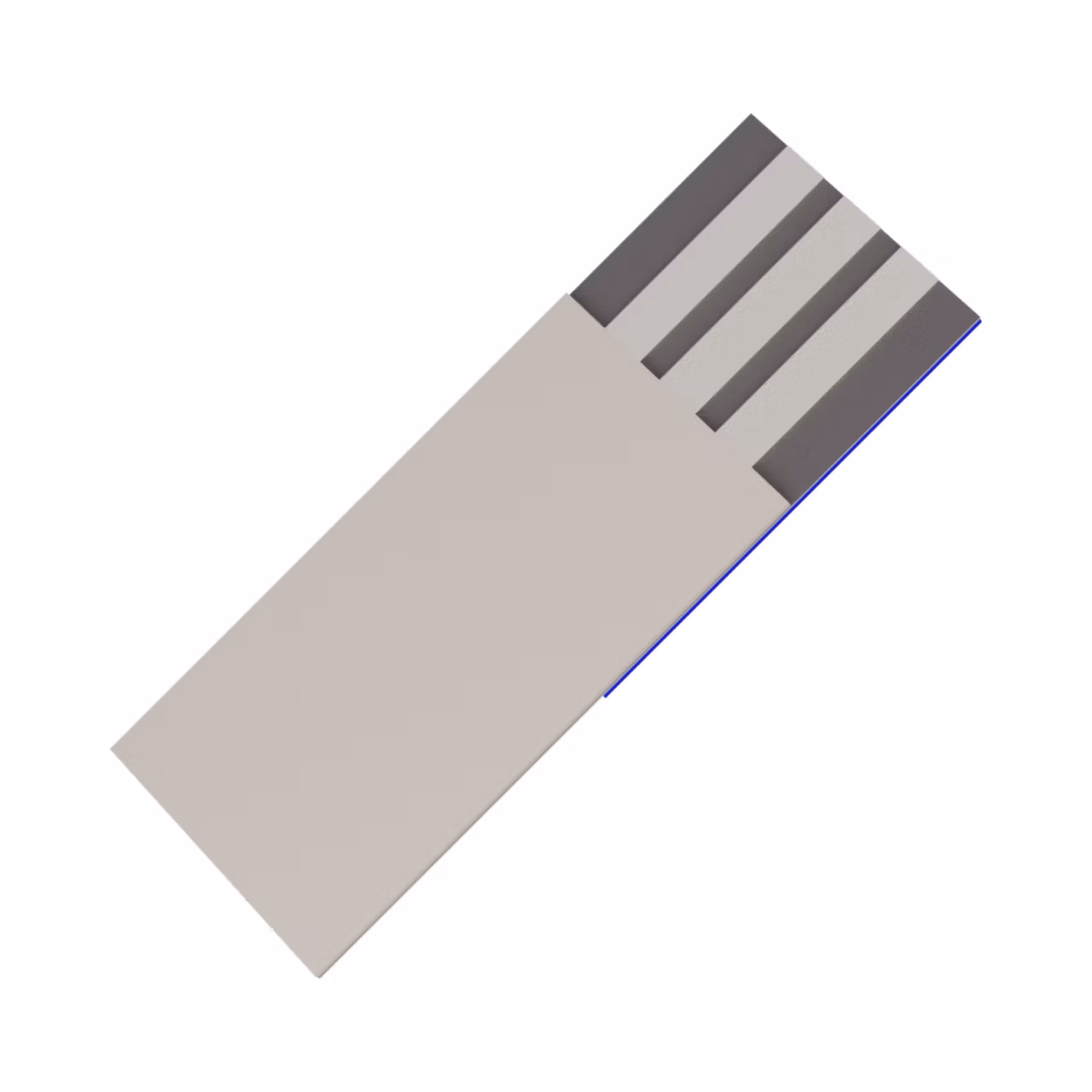 1.25mm Pitch Premo-Flex FFC Jumper, Opposite Side Contacts (Type D), 152.00mm Cable Length, Tin (Sn) Plating, 3 Circuits for sale