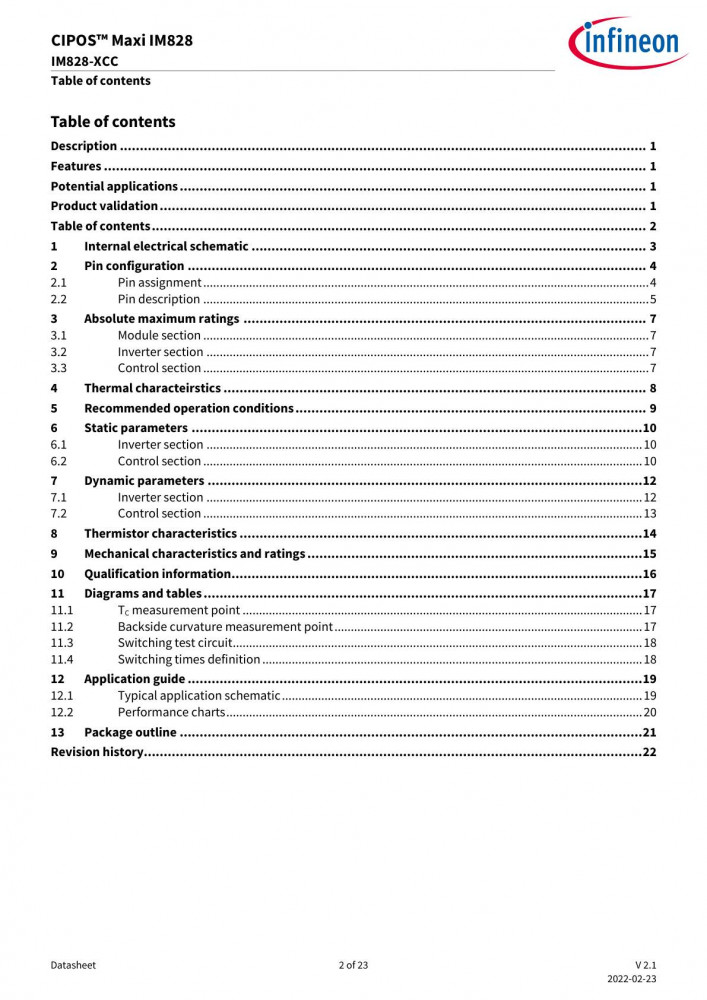 IM828 datasheet page 2