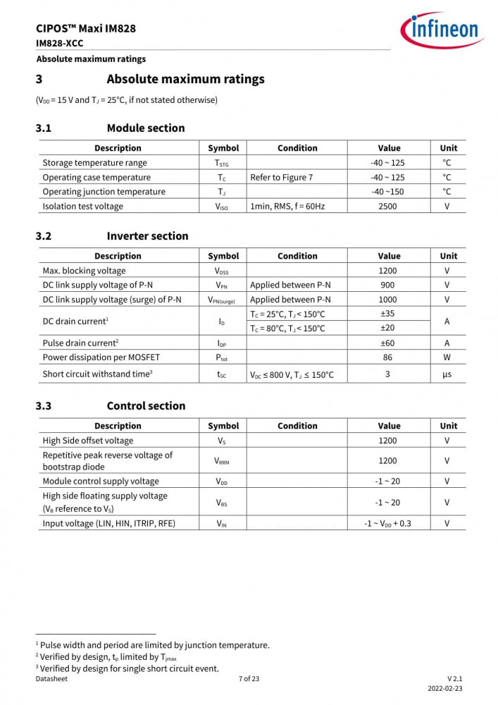 IM828 datasheet page 7