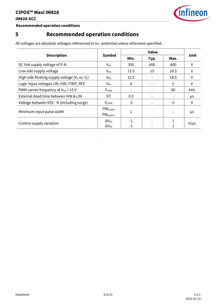 IM828 datasheet page 9