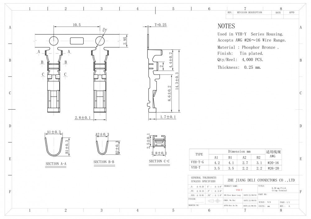 DLL VYH technical drawing page 6