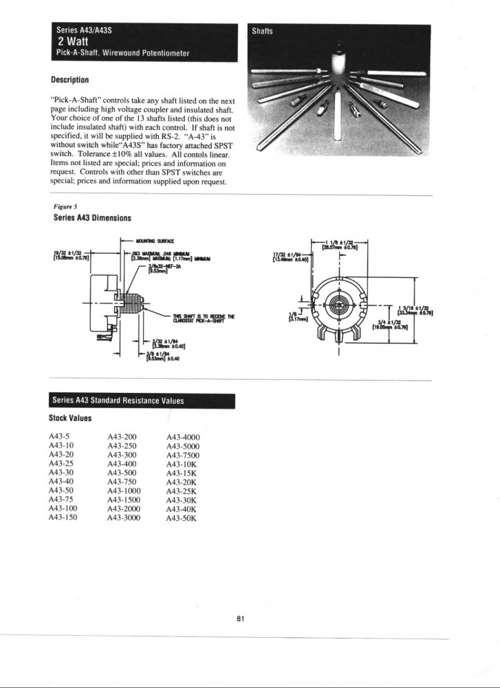 Honeywell Series 43 catalog page 6