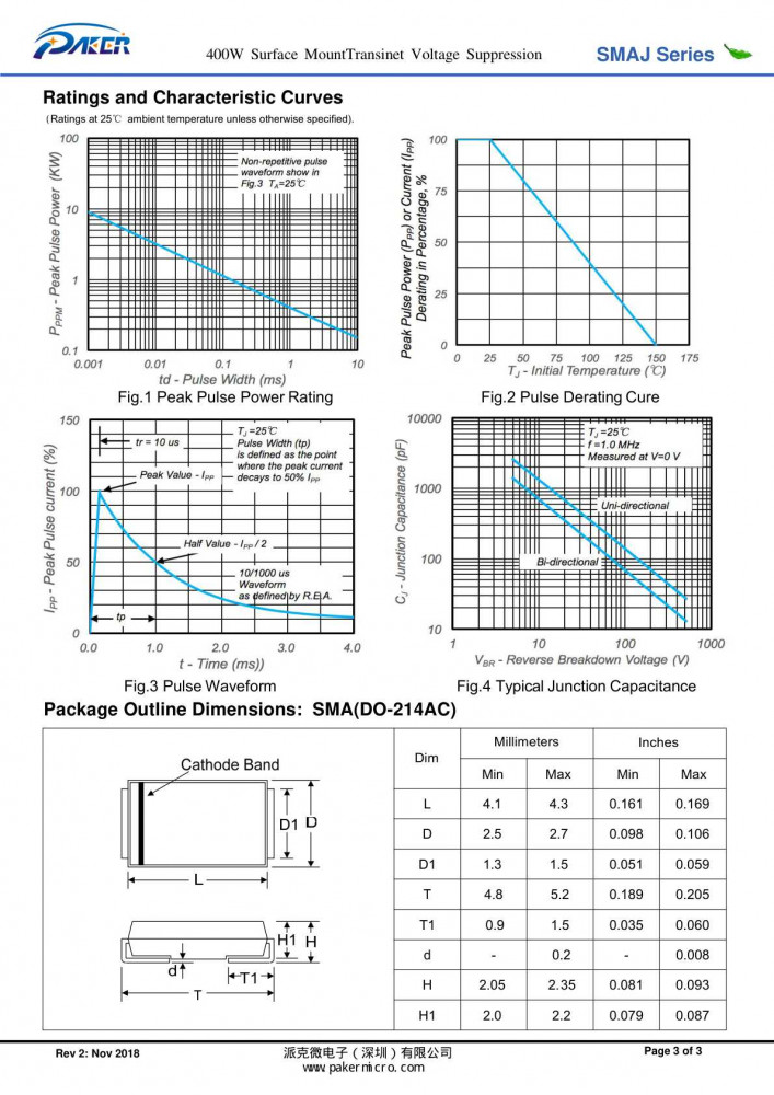 PAKER SMAJ datasheet page 3