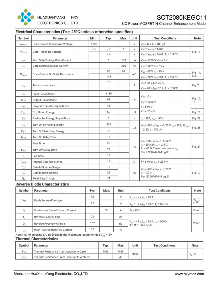 SCT2080KEGC11-HXY datasheet page 2