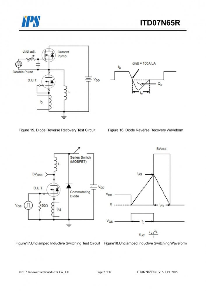 ITD07N65R datasheet page 7