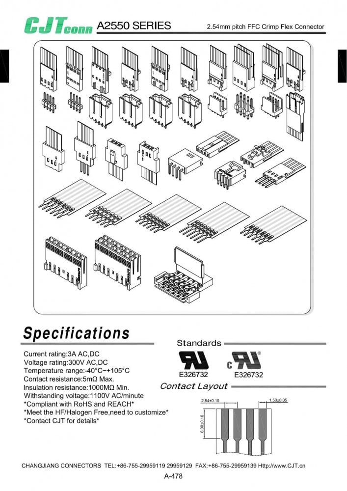 CJT A2550H-13P-H document page 1