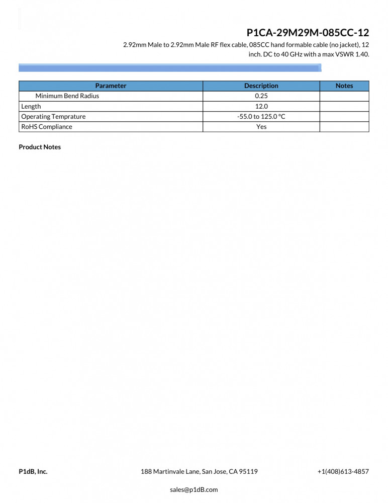 P1CA-29M29M-085CC-12 product document image, page 2