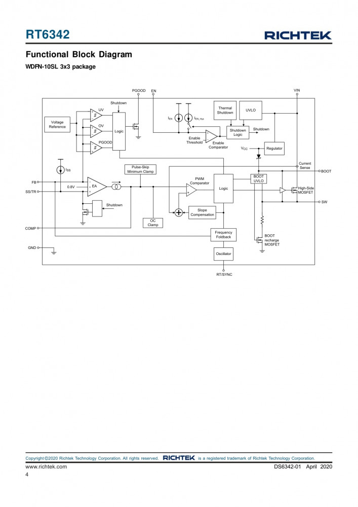 RT6342 technical document page 4
