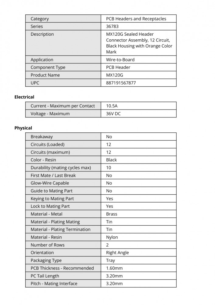 Product document preview, page 2