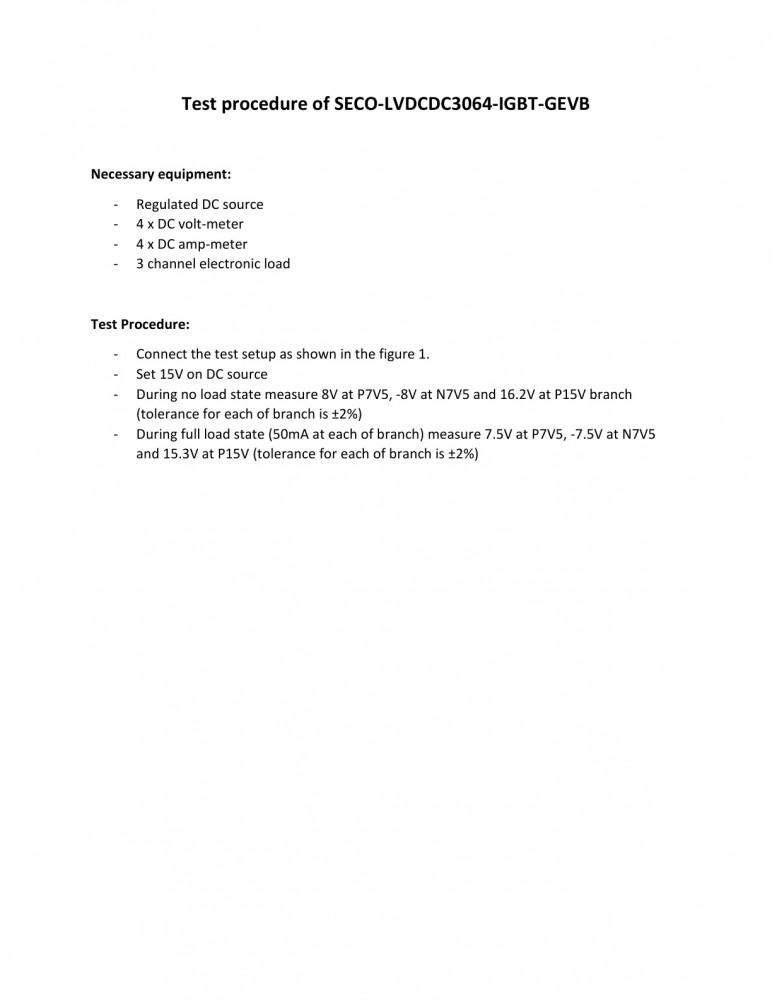 SECO-LVDCDC3064-IGBT-GEVB technical document page 1