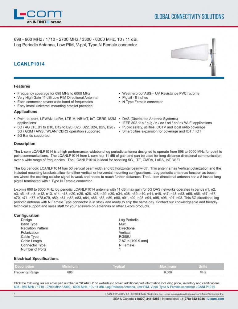 LCANLP1014 technical document page 1