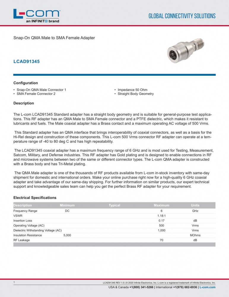 LCAD91345 technical document page 1