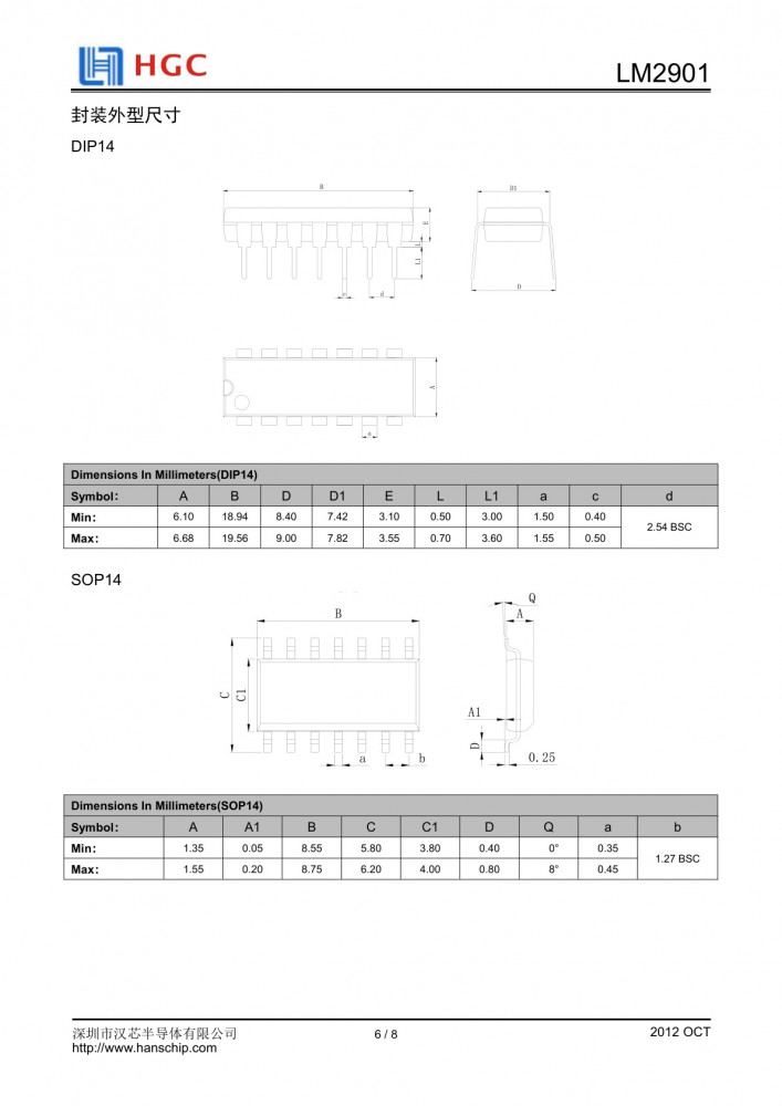 LM2901DRG datasheet page 6