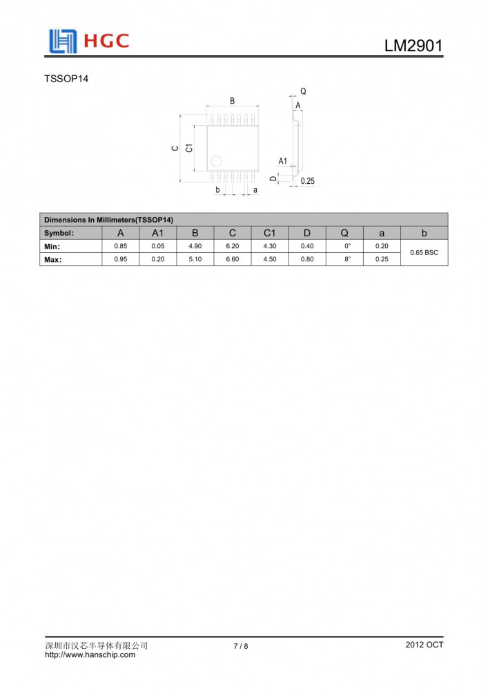 LM2901DRG datasheet page 7