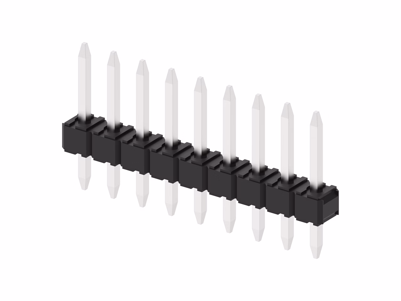KK 254 Breakaway Header, Vertical, 9 Circuits, Tin (Sn) Plating, Mating Pin Length 6.09mm, Bag for sale