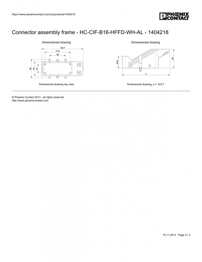 Phoenix Contact 1404218 technical document page 3