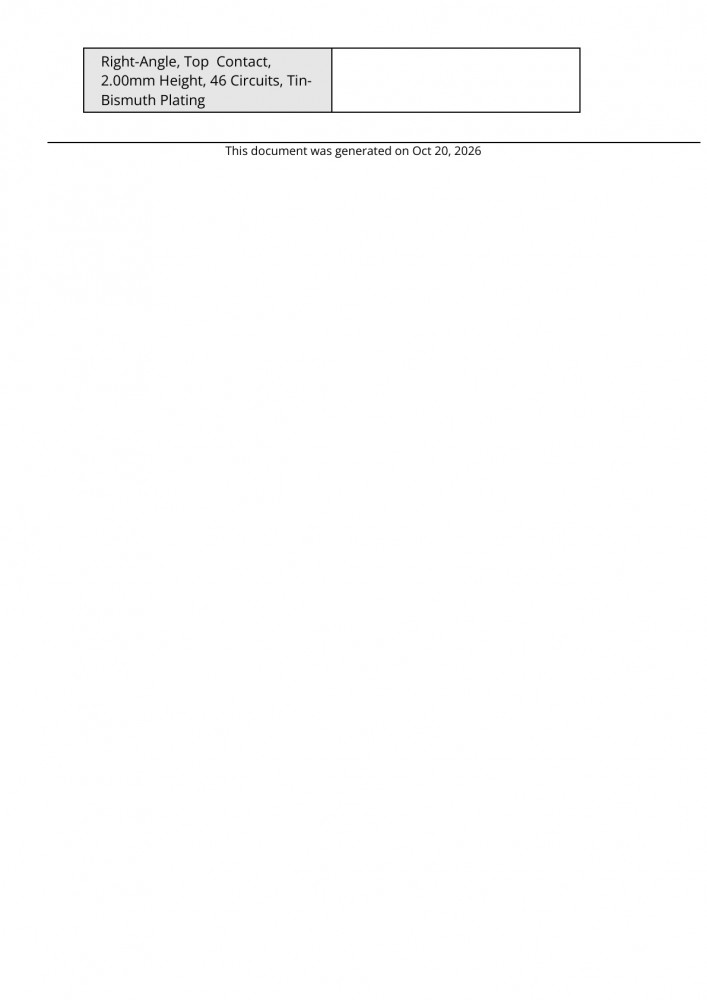 MOLEX 0.50 mm pitch FFC family specification, page image 3