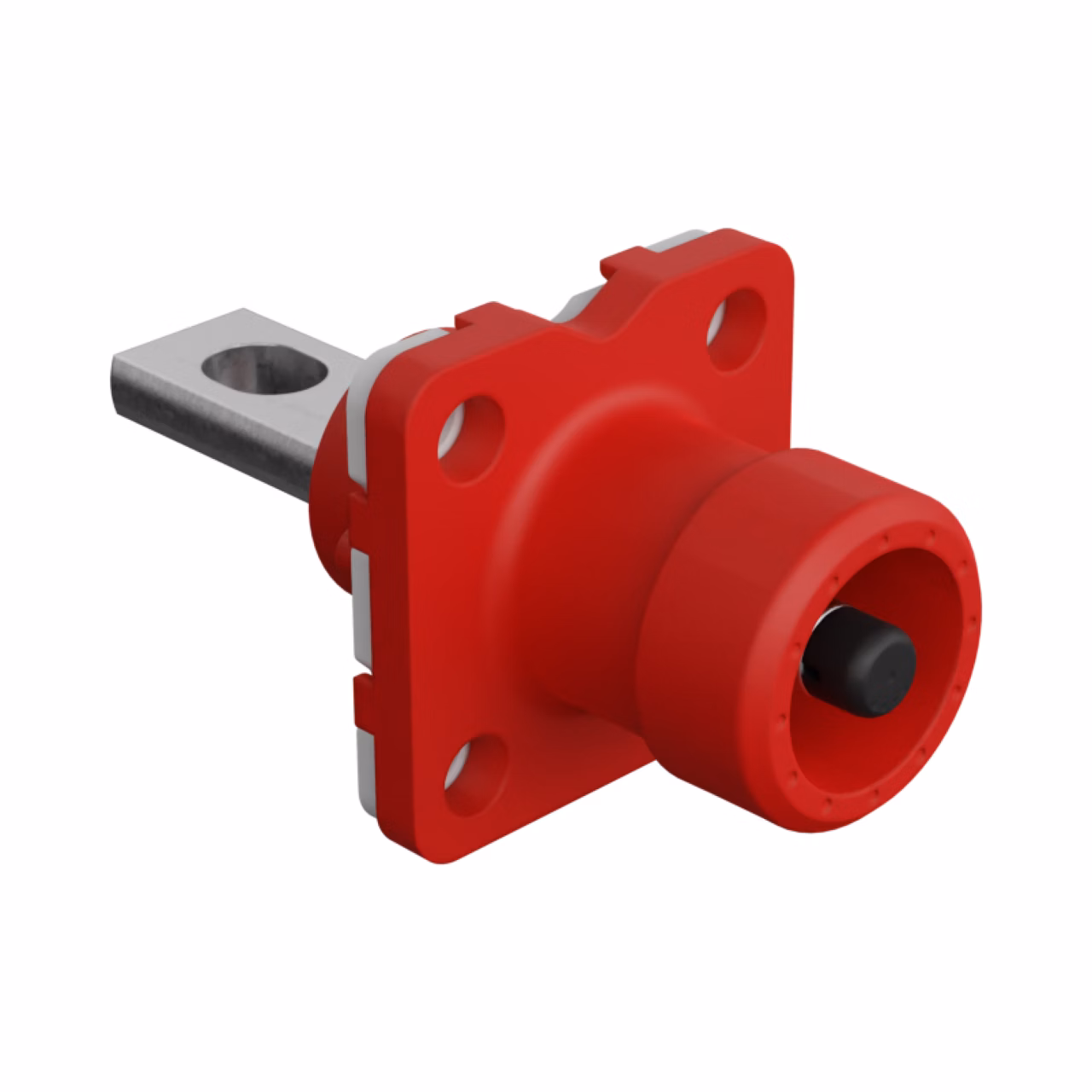 SideWize 3.40mm, 1-circuit, Red Bulkhead Connector, Flat Blade, Tray for sale