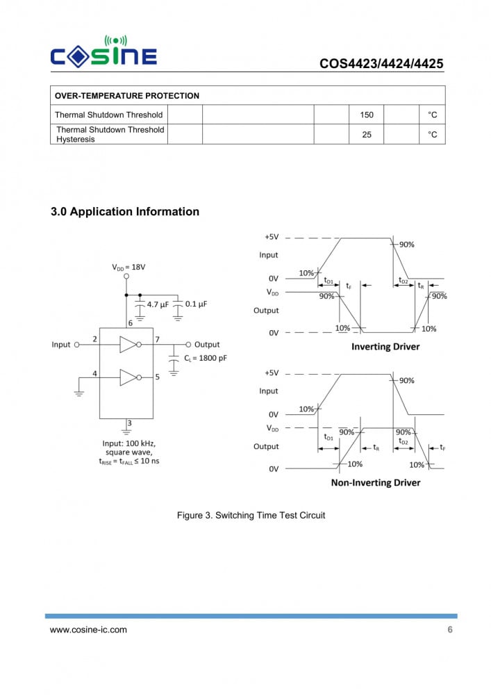 COS4424 datasheet page 6