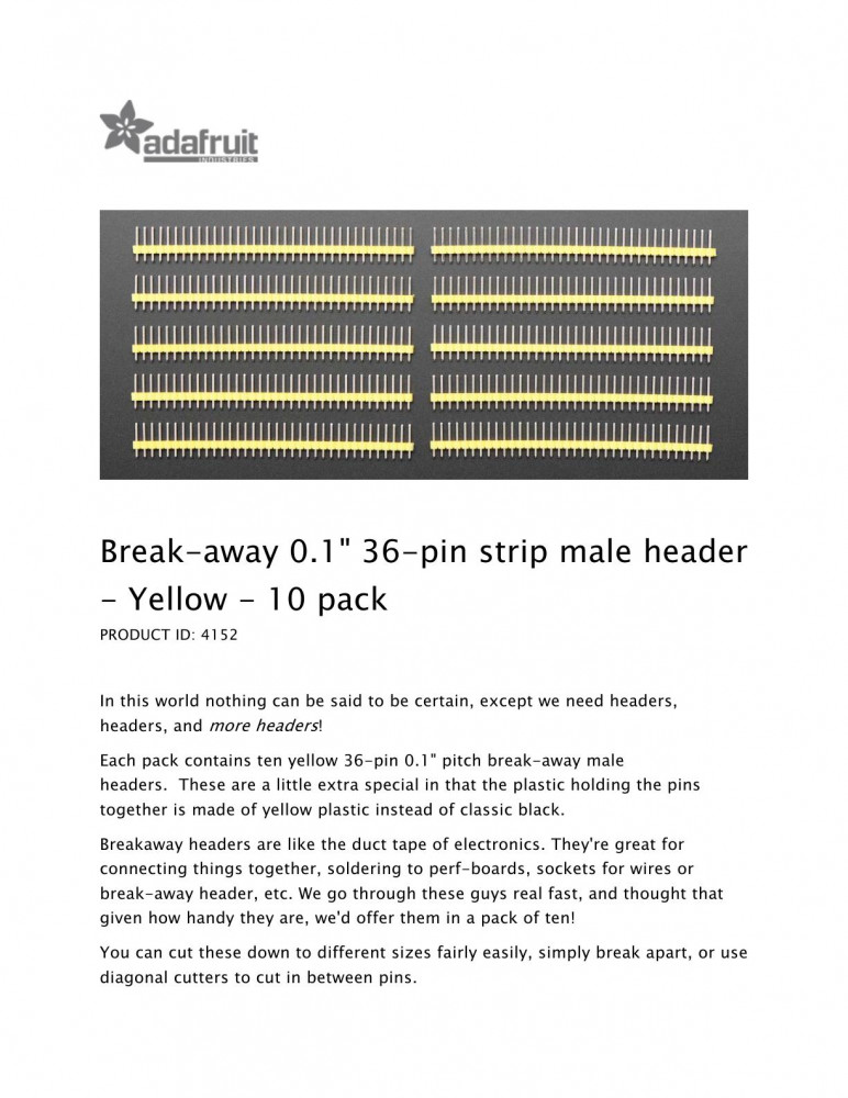 Adafruit 4152 technical document image 1