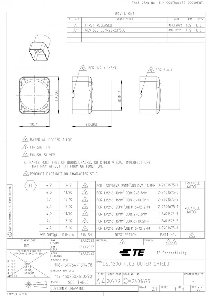 TE Connectivity 1-2401675-2 technical document preview
