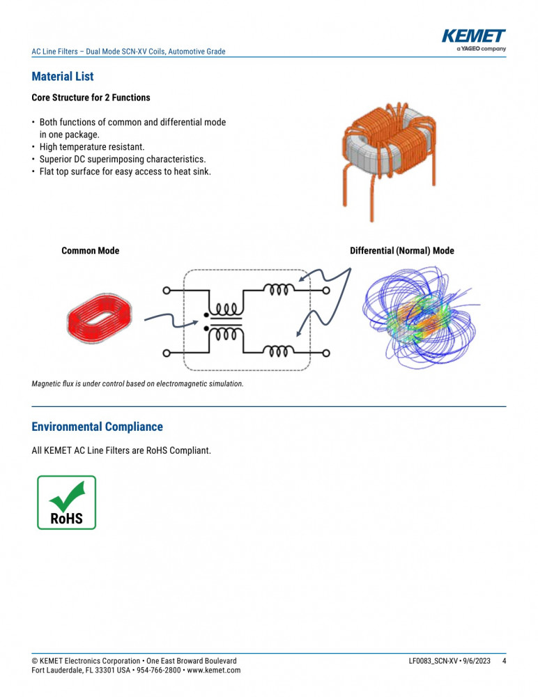 KEMET SCN-XV datasheet page 4